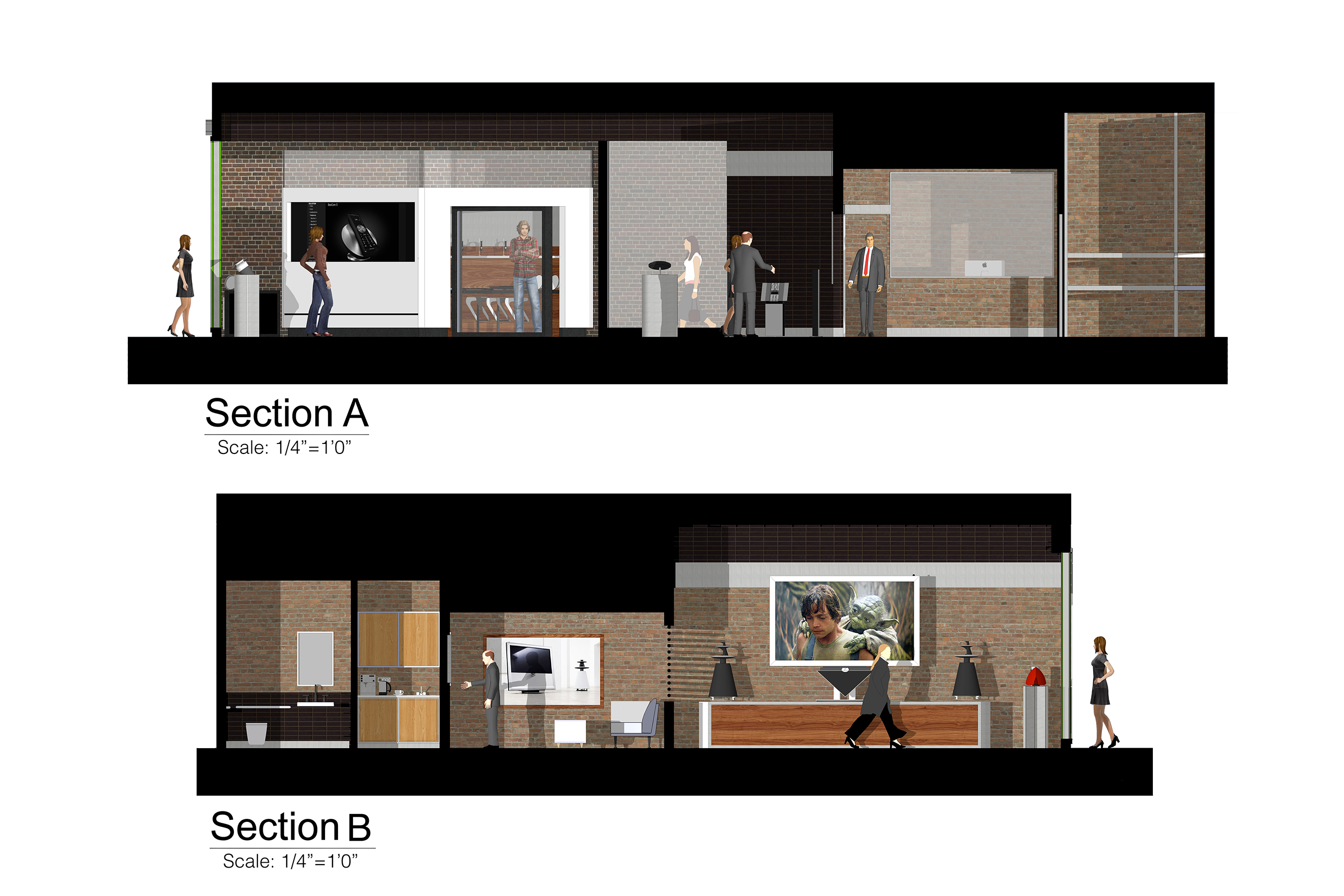 B&O Conceptual Retail Store Design – Amin Ghassemi Designs